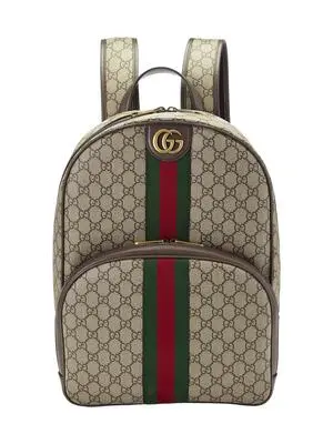Gucci Canvas Ophidia Backpack Beige