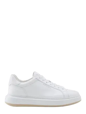 Woolrich Classic Arrow Leather Sneakers - White