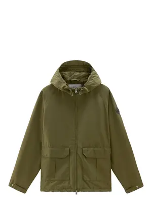Woolrich Cruiser Hooded Jacket - Green