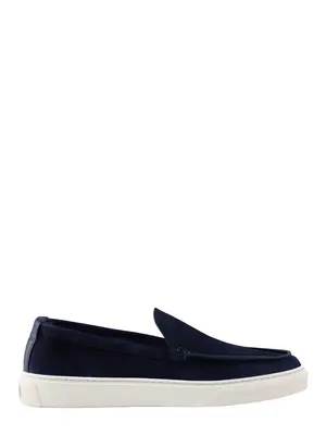 Woolrich Suede Slip-on Loafers - Blue