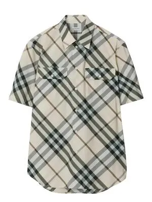 Burberry Nova Check-jacquard Shirt - Neutrals