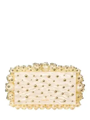 Cult Gaia Eos Studded Clutch - Neutrals