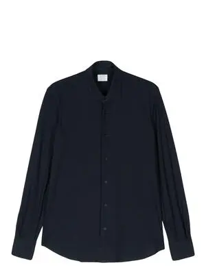 MAZZARELLI Tonal Stitching Cotton Shirt