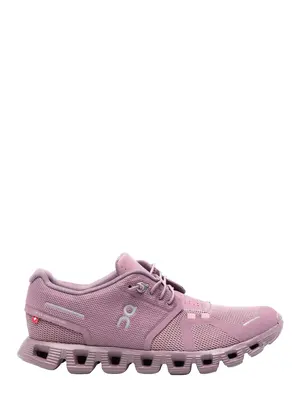 On On Running Cloud 5 Debossed-Logo Sneakers Purple