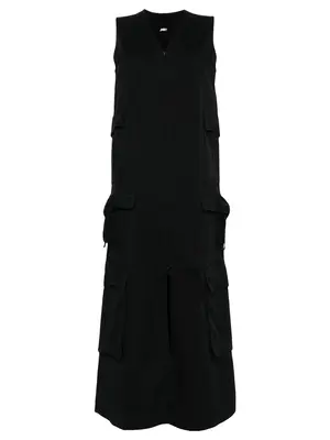 JNBY Cargo-pocket Midi Dress - Black