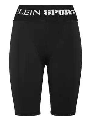 PLEIN SPORT Push-up Cycling Shorts - Black