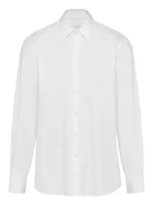 Prada Long-sleeve Cotton Shirt - White
