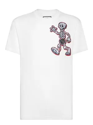 Philipp Plein Skully Gang Cotton T-shirt - White