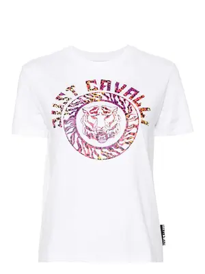 Just Cavalli Logo-print T-shirt - White