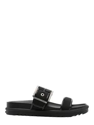 Michael Kors Colby Leather Sandals - Black