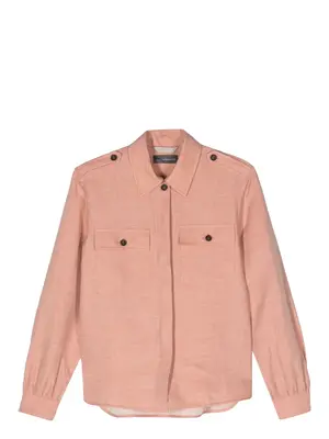 Lorena Antoniazzi Classic-collar Long-sleeve Shirt - Pink