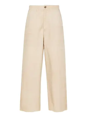 GOLDEN GOOSE Tapered-leg Trousers - Neutrals