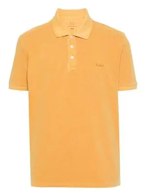 Woolrich Logo-embroidered Polo Shirt - Yellow