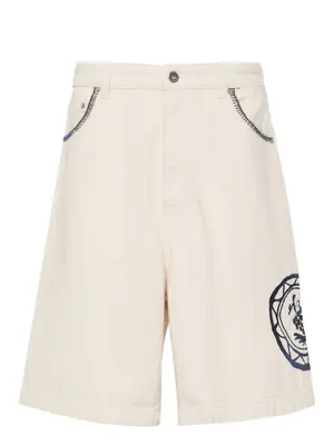 Drole De Monsieur Drôle De Monsieur Art De La Table Denim Shorts Neutrals