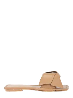 Acne Studios Bow Slide - Camel Brown
