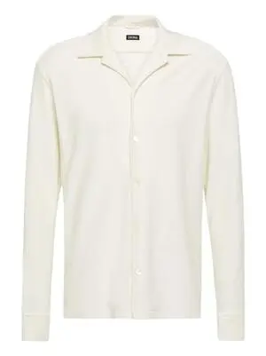 Zegna Cotton And Silk Shirt - White