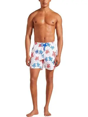 Vilebrequin Moorea 5" Swim Trunks - White