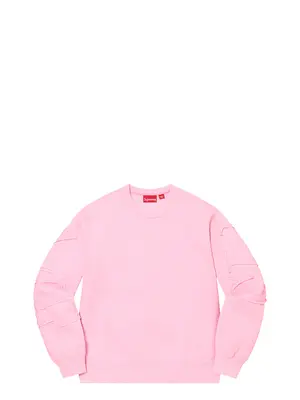 Supreme Supreme Tonal Appliqué Crewneck Pink