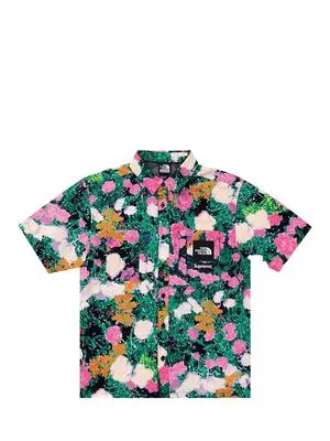 Supreme X The North Face Trekking Short-sleeve Shirt 'flowers - Multicolor
