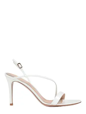 GIANVITO ROSSI Gianvito Rossi Manhattan 85 Slingback Sandals White