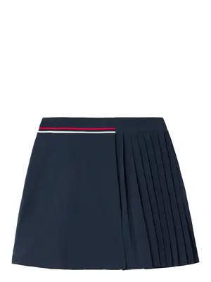 Bogner Vroni Pleated Striped Golf Skirt - Blue