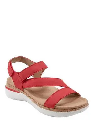 Earth Earth® Roni Ankle Strap Sandal Medium Red