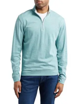 Johnnie-o Johnnie-O Hanks Quarter-Zip Pullover Aegean Sea