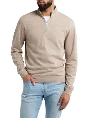 Johnnie-o Johnnie-O Hanks Quarter-Zip Pullover Hazelnut