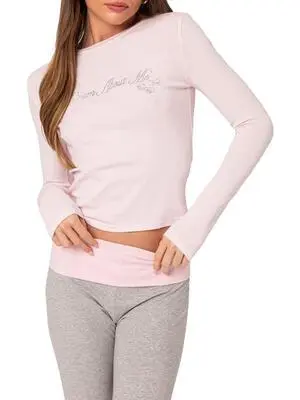EDIKTED EDIKTED Dream About Me Embellished Top