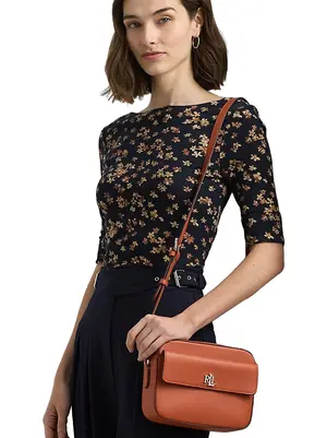 Ralph Lauren Ralph Lauren Leather Marcy Camera Bag Rust Orange