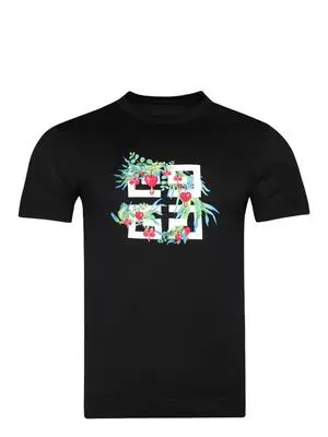 Givenchy Slim Fit Logo Tee - Black