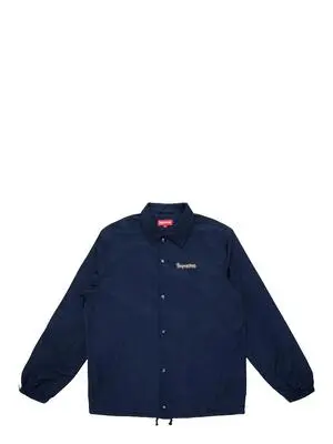 Supreme Gonz Logo Coaches Jacket - Navy Blue