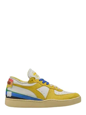 DIADORA Diadora MI Basket Row Cut Denver Sneakers White/yellow/rainbow