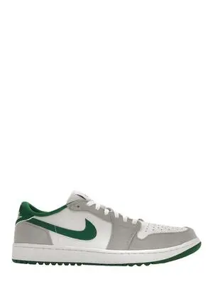 JORDAN Jordan 1 Retro Low Golf Shoes White/pine Green/light Smoke Grey