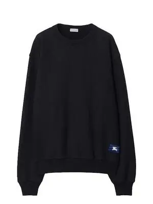 Burberry Cotton Sweatshirt - Black