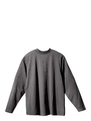 Yeezy Gap Logo Longsleeve Tee Shirt - Dark Grey
