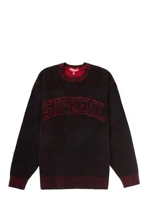 Supreme Contrast Arc Sweater - Black