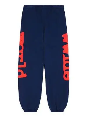 SP5DER Beluga Sweatpants - Navy Blue