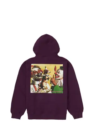 Supreme Hooded Sweatshirt Eggplant