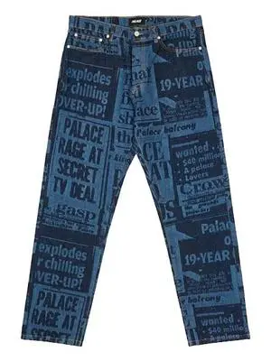 PALACE Tabloid Denim Jean - Blue