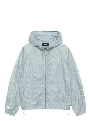 StÜssy Wrinkled Nylon Beach Shell Jacket - Slate