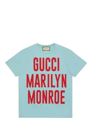Gucci Marilyn Monroe T-shirt - Turquoise