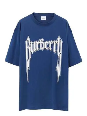 Burberry Graphic Logoshortsleeve T-shirt - Blue