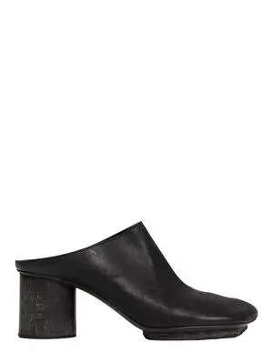 UMA WANG Stone Mules - Black