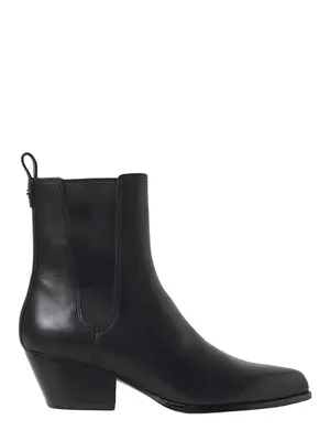 Michael Kors Kinlee Leather Ankle Boots - Black