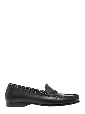 Hereu Sastre Leather Loafers - Black