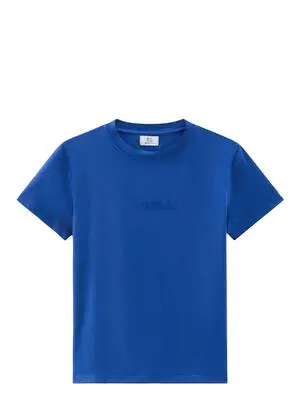 Woolrich Cotton Logo T-shirt - Blue