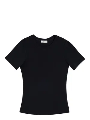 A.L.C. Paloma Ribbed T-shirt - Black