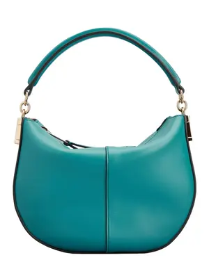 TOD'S Logo-plaque Leather Tote - Blue