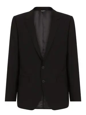 Dolce & Gabbana Single-breasted Wool-silk Suit - Blue